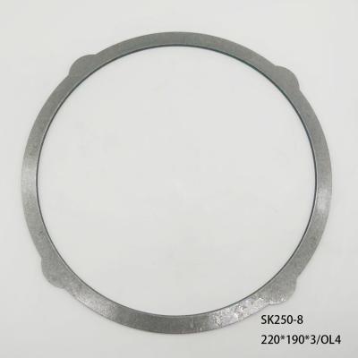 China Casting Clutch Steel Friction Plate SK250‑8 SH200A2 SH200A3 HD820‑2 HD820‑3 Excavator Spare Part for sale