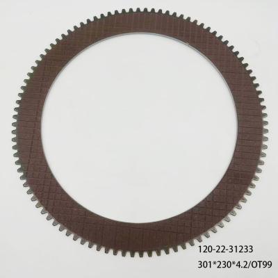 China 120-22-31233 Paper Base Friction Plate D31 Bulldozer Spare Parts for sale