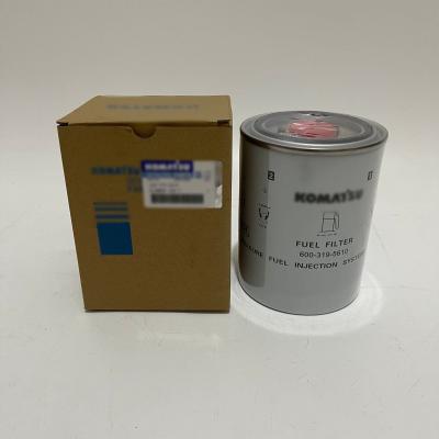 China Komatsu 600-319-5610 Fuel Filter 4μm Spin-On for PC200-8 Excavator for sale