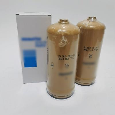 China Komatsu 714-07-28713 Oil Filter 106mm x 260mm for D31EX WA380 Excavator Engine for sale
