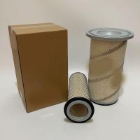 China 4I-7575 Dual Stage Primary Inner Air Filter Set 19x45cm 11x43cm for CAT E325 E330 Excavator 966F Loader for sale