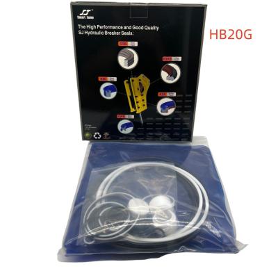 China Excavator Hydraulic Breaker Seal Kit for HB15G HB20G HB30G HB40G Heavy Duty 200 Bar for sale