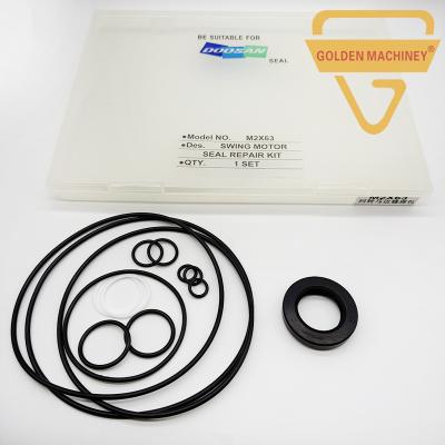 China M2X63 Hydraulic Breaker Swing Motor Seal Repair Kit Corrosion Resistant for Kawasaki Excavator Parts for sale