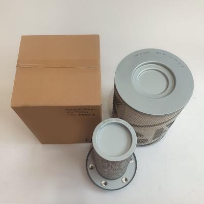 China 7W-5389 131-8822 Dual Air Filter Set for CAT 950E 966E Wheel Loader 24x42cm for sale