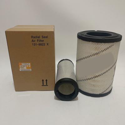 China 131-8822 Radial Seal Air Filter for CAT 320E 323E C6.6 Engine 236mm OD for sale