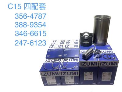 China CAT C15 Diesel Engine Cylinder Liner Kit 3564787 247-6123 IZUMI 137.16mm for sale