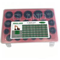 China G-OK-0024 HBGLAND 42ITs 666pcs NBR90 O-Ring Kit SH Series Excavator Hydraulic Seal Repair Box for sale