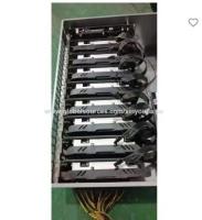 China RX 580 Desktop Gaming Graphics Card Mining Rig 1300W 14nm 8 /9 / 12 Pieces for sale