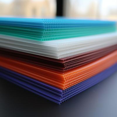 China Customized PP Corrugated Plastic Sheets 12mm With Min.300gsm Density for sale