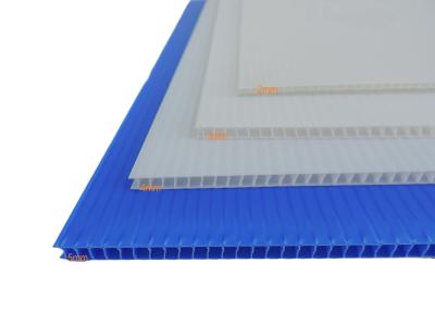 China Weather Resistant PP Corrugated Plastic Sheets Customized Die Cut Size for sale