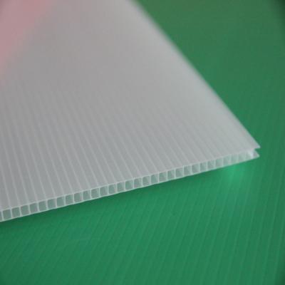 China OEM White Corrugated Plastic Sheets 4x8' Hollow Core Plastic Sheets for sale