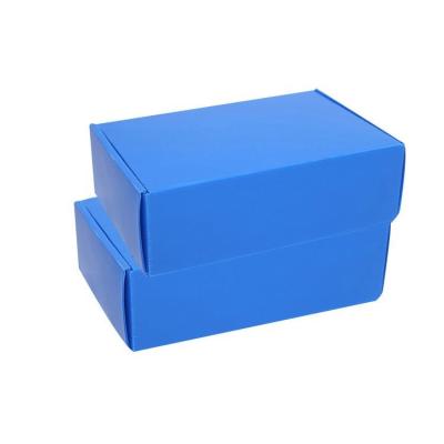 China Blue Folding Corrugated Plastic Box With Lid OEM Logo for sale