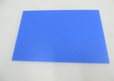 China Blue 4x8 Corrugated Plastic Sheets 500gsm Waterproof for sale