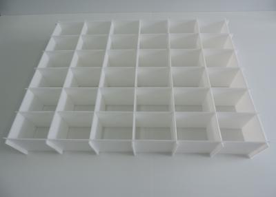 China White PP Corrugated Plastic Sheet Dividers Fire Resistance for sale