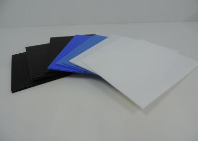 China SGS Antistatic PP Hollow Corrugated Sheet Black Color for sale