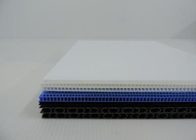 China Safe ESD Corrugated Plastic Sheet , Fluted Polypropylene Plastic Cardboard for sale