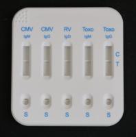 China CMV IgM/IgG RV IgG TOXO IgG/IgM Combo Cassette Sensitivity Colloidal Gold Urine Test Cassette Kit for sale