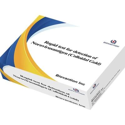 China Rapid Test For Detection Of Norovirus Antigen With 20kits Colloidal Gold Method with CE for sale
