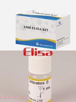 China ELISA Detection Reagent Kit High Accuracy AMH Elisa Test Kit Hospital Use for sale