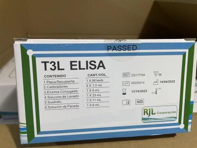 China Easy-To-Use FT3 ELISA Test Kit With Long Shelf Life And 2C-8C Preservation Method for sale