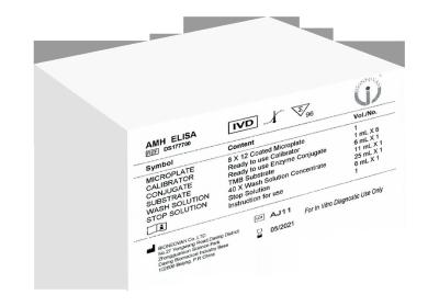 China AMH ELISA Test Kit 3 Hours 18 Months Shelf Life With CE ISO13485 for sale