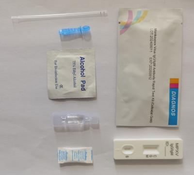 China Monkeypox Virus Antigen Rapid Test Kit MPXV Lesion exudate swab for sale