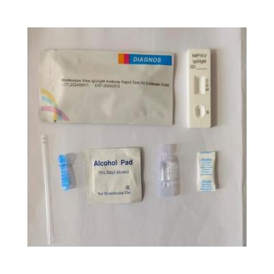 China Monkeypox Virus MPXV IgG/IgM Antibody Rapid Test Kit In Human Serum Plasma Or Whole Blood for sale