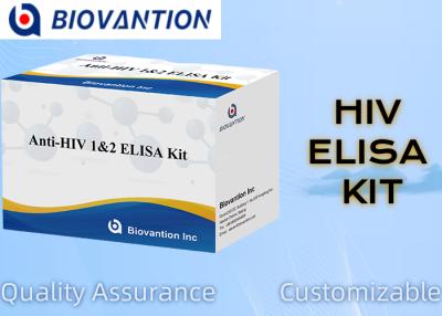 China Biovantion 4th Generation HIV Ab Ag ELISA Kit with High Sensitivity and 96 Tests for Early Detection for sale