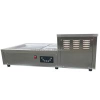 China Manufacturers Supply Square Pan Fried Ice Cream Machine Commerical Flat Pan Fry Ice Roll Machine With Cheap Price for sale