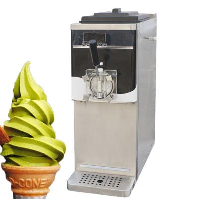 China Table Top Single Flavors With Air Pump Air Adjustable Function Soft Ice Cream Machine for sale