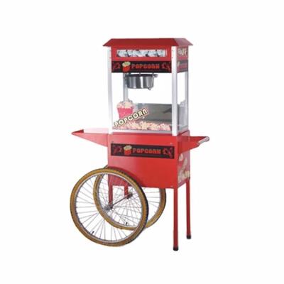 China Factory Price Ce Cinema Electric Commercial Popcorn Machine With Wheels for sale