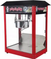 China Summer New Industrial Automatic Puffed Cinema Popcorn Machine with Wheels and Warmer for sale