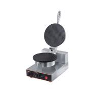 China Manual Control Rotary Single Head Electric Commercial Egg Waffle Maker for sale