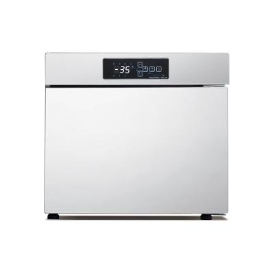 China Hot Selling Small Compact Tuna Chocolate Ice Cream Independent Layered Fast Quick Freezer Machine for sale