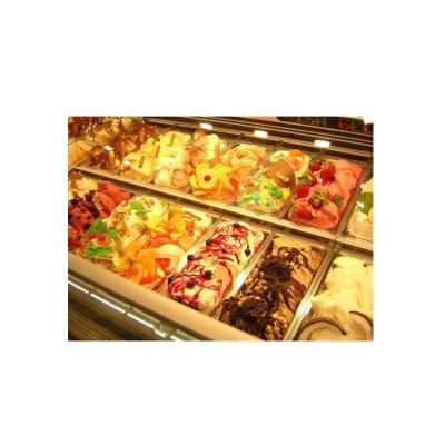China 8pans Ice Cream showcase Gelato/popsicle Display Freezer for sale