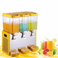 China 18L Transparent Commercial Juice Cold Drink Anti Precipitation Beverage Dispenser for sale