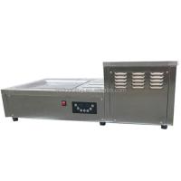 China Counter Top Single Pan Convenient Flow Of Small Commercial Enterprises Quick-Frozen Ice Cream Roll Machine for sale