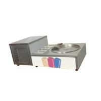 China Customized Thai Fried Flat Ice Cream Roll Machine Stainless Steel Quick Frozen Ice Cream Roll Machine for sale
