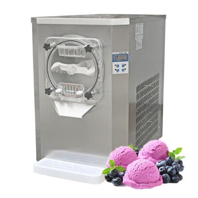 China Commercial Tabletop One Touch Dispensing Sorbet Making Batch Freezer Gelato Machine for sale