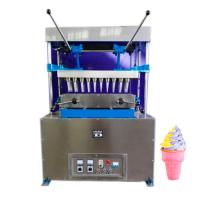 China Industrial Semi-Automatic Sugar Waffle Ice Cream Cone Machine 40 Heads for sale