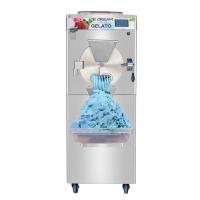 China Mutifi-functional Stainless Steel Gelato Batch Freezer Commercial Vertical Hard Ice Cream Machine for sale