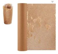 China Best Price Black White Brown Cushion Bottle Protection Kraft Honeycomb Paper Wrap for sale