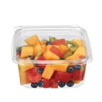China Wholesale Disposable Ripping Strip Take Away  Food Fruit Salad Blister Clamshell clear  Packaging Container for sale