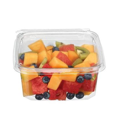 China Wholesale Disposable Ripping Strip Take Away  Food Fruit Salad Blister Clamshell clear  Packaging Container for sale