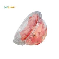 China Stackable Tamper-Resistant Clear Hinged Container with Lid for Food Packaging for sale