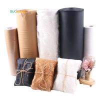 China Customizable Eco-Friendly Kraft Paper Wrapping Rolls With Personalized Logo Printing for Label and Packaging Applications for sale