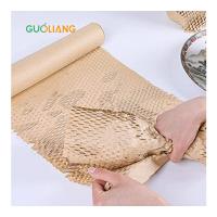 China 500mm Full Automatic Honeycomb Kraft Paper Roll Trendy Honeycomb Wrapping Paper for Florist Supplies for sale