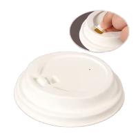 China Manufacturer of Disposable 80mm Bagasse Lid for Paper Tea Cups Selling Bottle Closures & Caps for sale