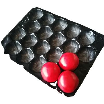 China Disposable Plastic Fresh Fruits and Vegetables Export Packing Tray Insert Nest Pack Round Fruit Liners Factory for sale