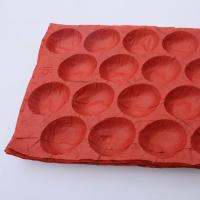 China Biodegradable Paper Tray Fruits Packaging Kiwi Paper Moulded Pulp Caliber Tray Liner for sale